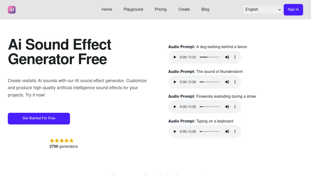 AI Sound Effect Generator - BestofAI AI Sound Effect Generator - BestofAI